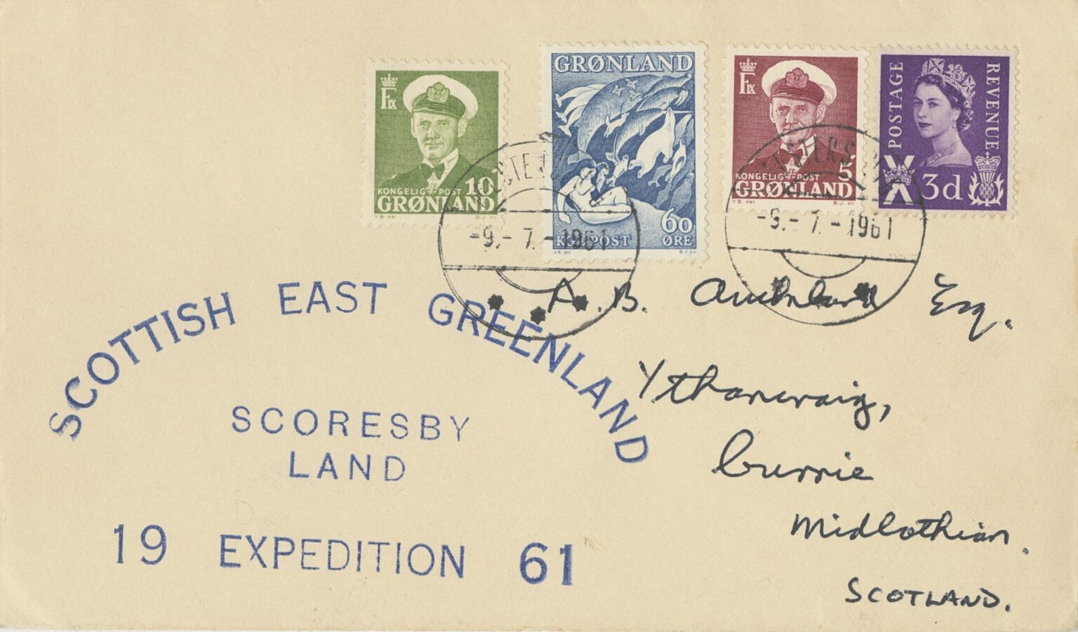 1950 – Mestersvig/blyminen | Frimærkesamleren